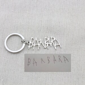 Customized Children's Drawing Keychain • Kid's Art Child Artwork ...