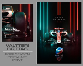 F1 Neon Poster - Etsy