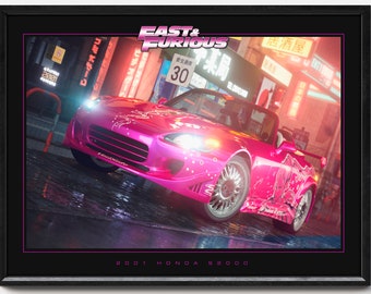 Suki Car Poster - Etsy