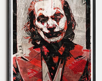 Joker Poster Joaquin Phoenix - Etsy