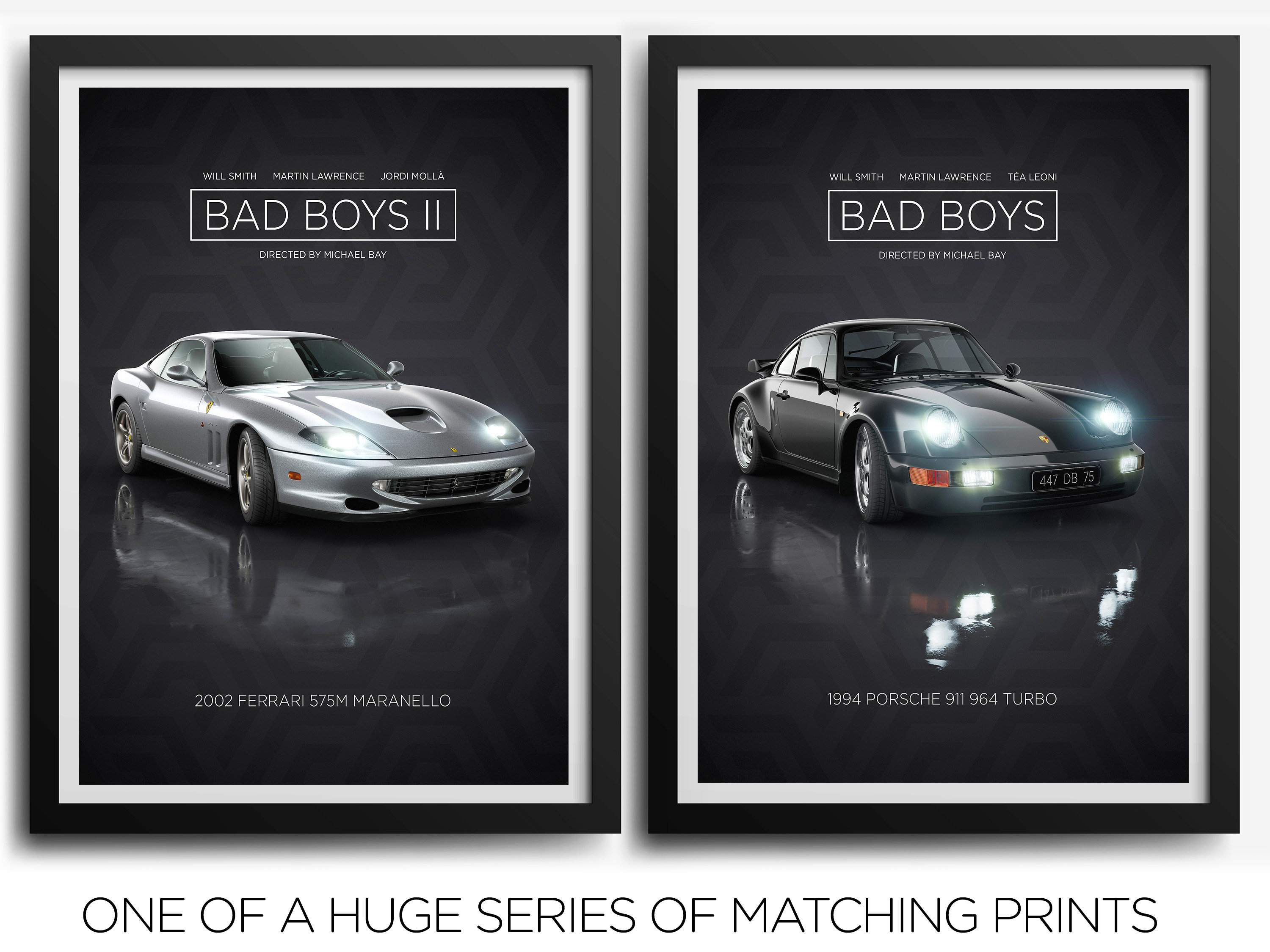 BAD BOYS II Iconic Movie Car Poster Print Highly Detailed - Etsy