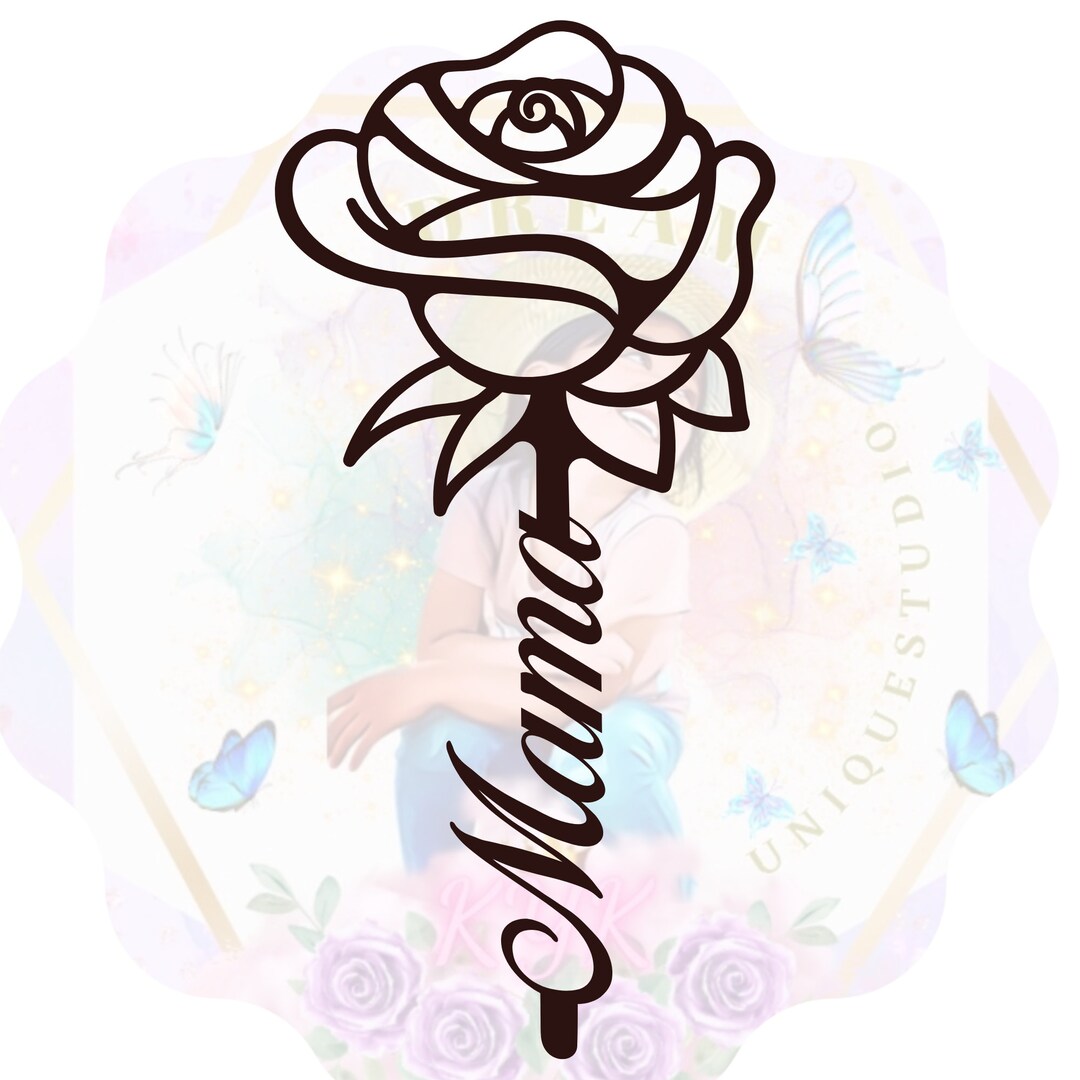 Mama Rosa Png Mom Rose Png File Instant Download - Etsy