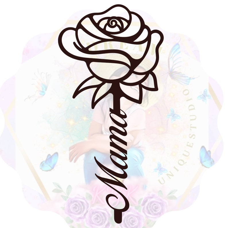Mama Rosa Png Mom Rose Png File Instant Download - Etsy