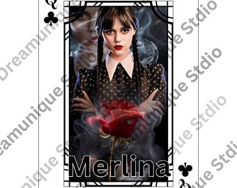 Merlina png - Etsy España
