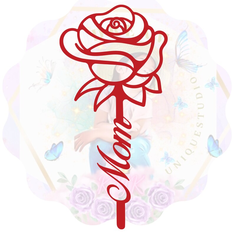 Mama Rosa Png Mom Rose Png File Instant Download - Etsy