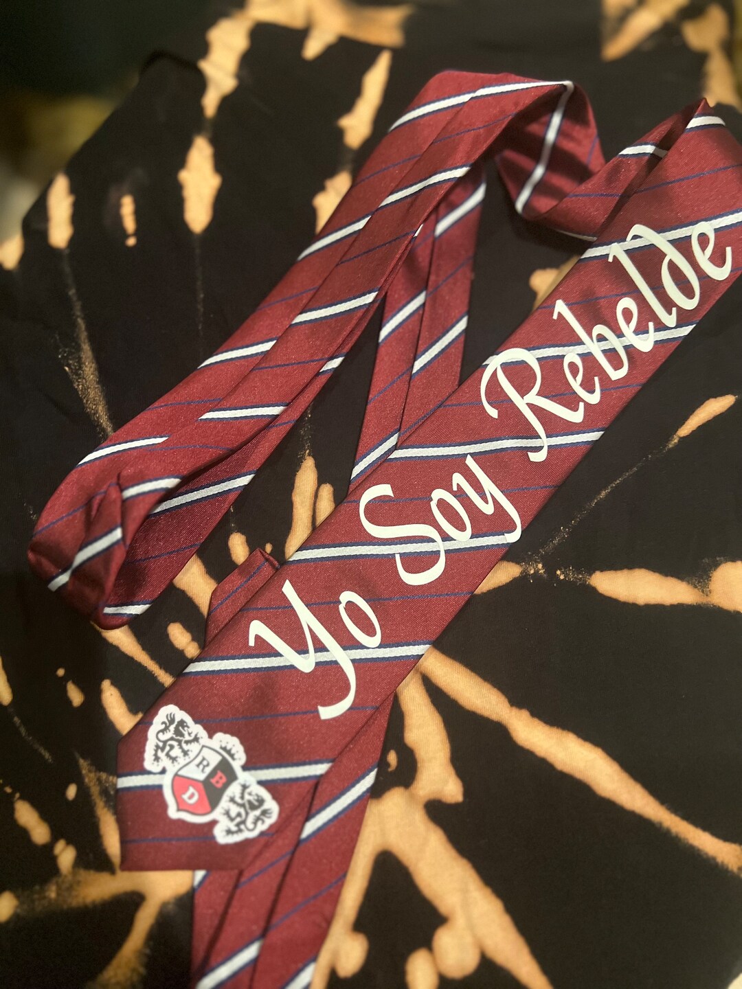 Glow in the Dark High Demand Stripe Tie RBD Tour Rebel Tour RBD Lovers ...