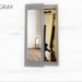 MIRROR SAFE Hidden Storage Mirror In-wall Gun Safe Gun Safe Cabinet ...