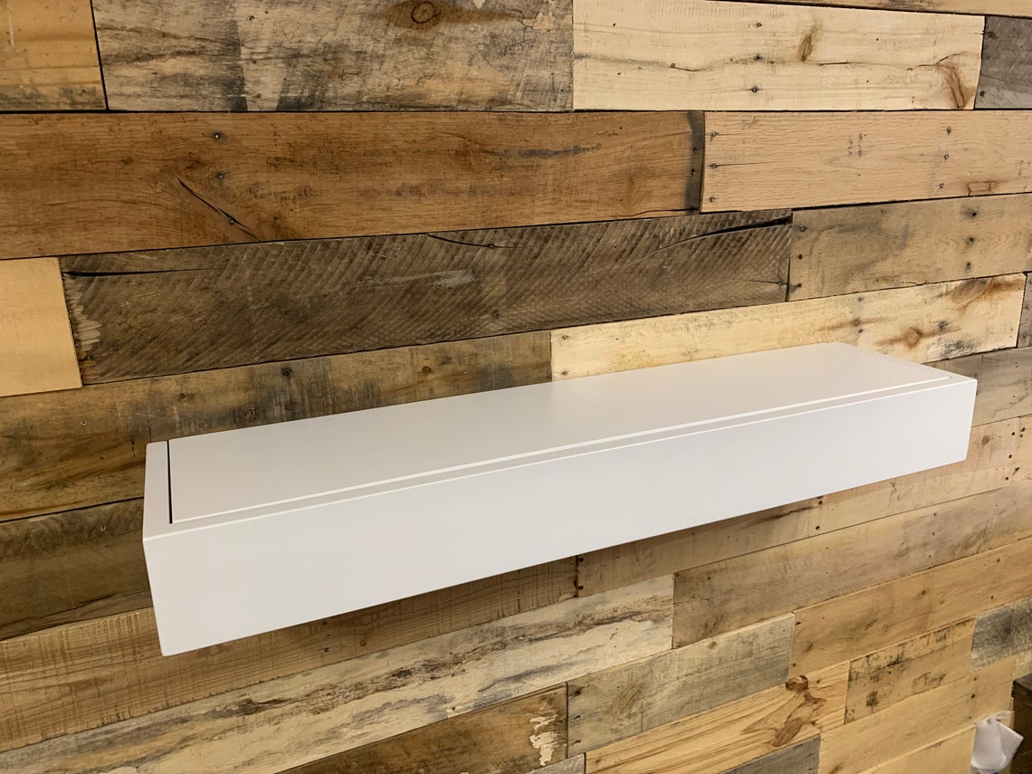 38" Secret Shelf, Hidden Storage , Floating Shelf, Gun Storage - Etsy