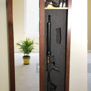 MIRROR SAFE - Hidden Storage Mirror, In-wall Gun Safe, Concealment ...
