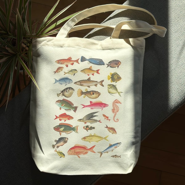 Fish Tote Bag - Etsy