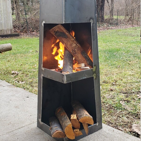 Fire Pit Collapsible, DXF CVG Files Cut Ready for Cnc Machines, Laser ...