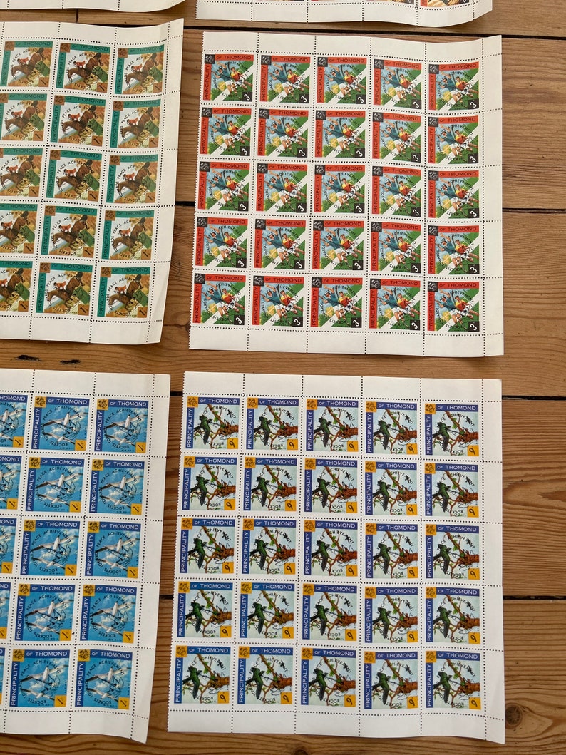Principality of Thomond Eire Cinderella Stamps. Half Sheets - Etsy