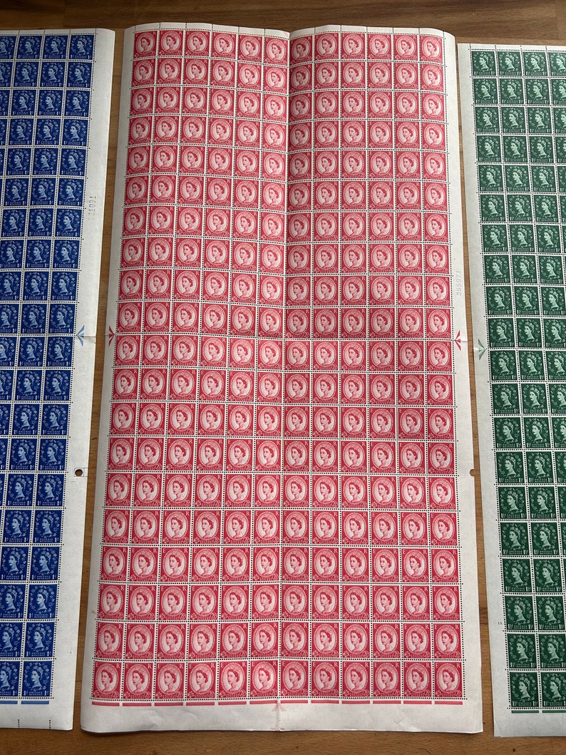 GB Queen Elizabeth II Wildings Mint Full Stamp Sheets - Collection of ...