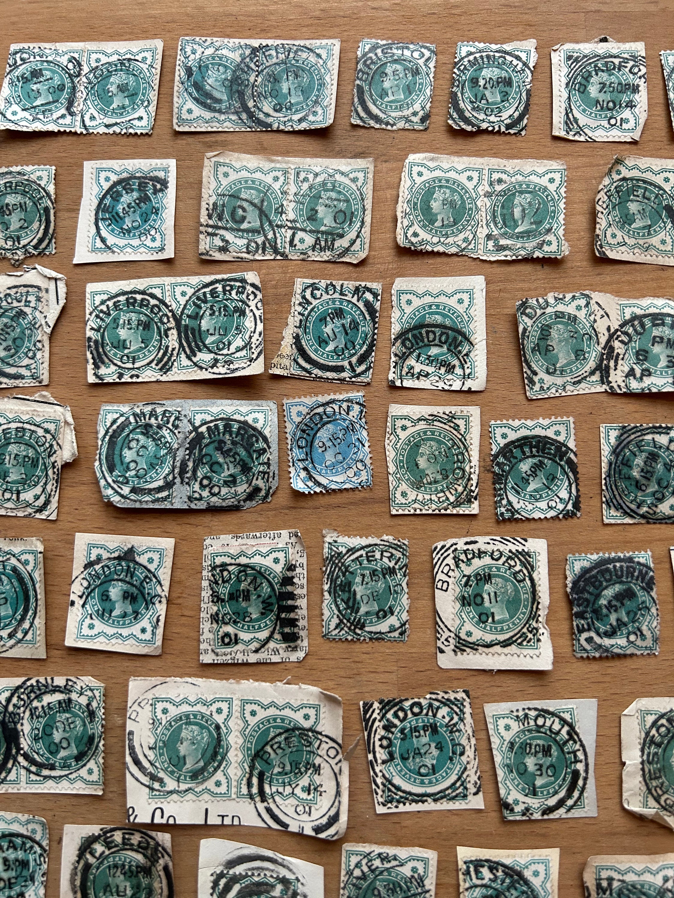 Queen Victoria Jubilee Stamps on Paper With - Etsy