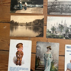 A Collection of Vintage Postcards and Lettercard With Stamps. King ...