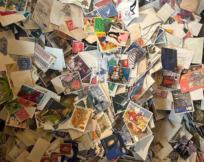 GB Stamp Mix 2000+ Stamps - Commemoratives With Some Machins and Kings ...