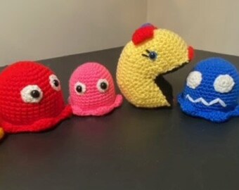 Crochet Pacman - Etsy
