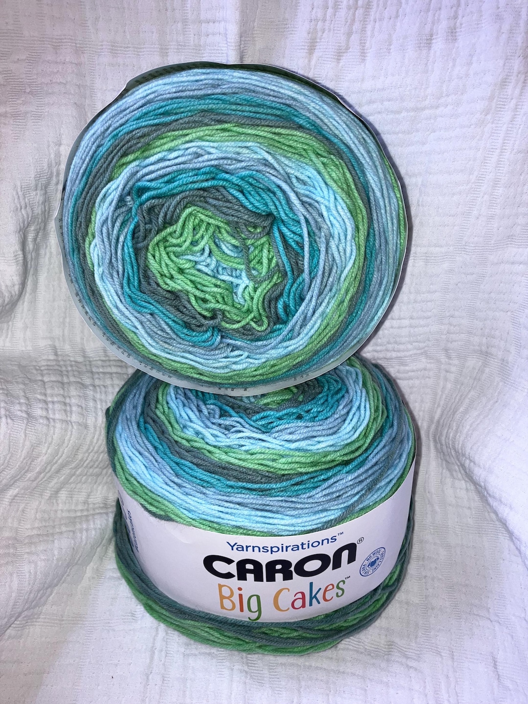 Caron Big Cakes-blue Hawaiian Yarn-new - Etsy