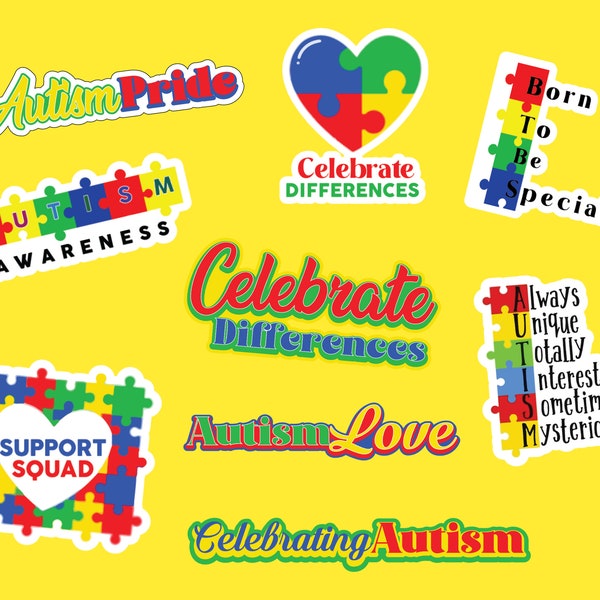 Autism Awareness Photo Props - Etsy