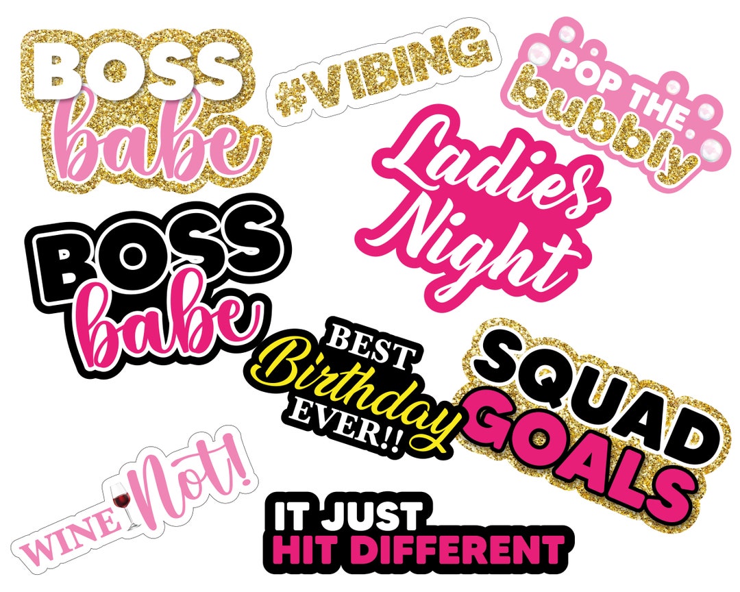 25 Photo Booth Props PNG, Instant Download Photo Booth Props, Digital ...