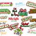 Digital Christmas Party Photo Props, Festive Decor, Holiday Selfie ...