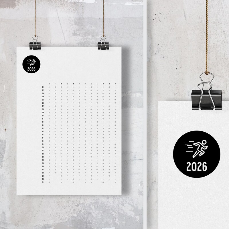 2026 Running Calendar - Etsy