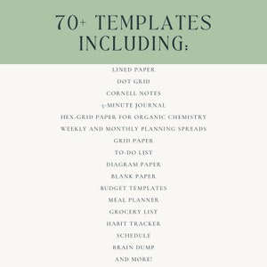 Goodnotes Template Kit, Digital Planner for Note Taking, Organize ...