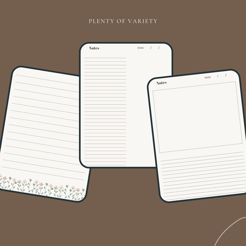 Goodnotes Template Kit Neutral, Digital Planner for Note Taking ...
