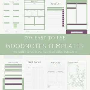Goodnotes Template Kit Neutral, Digital Planner for Note Taking ...