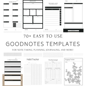 Goodnotes Template Kit Neutral, Digital Planner for Note Taking ...