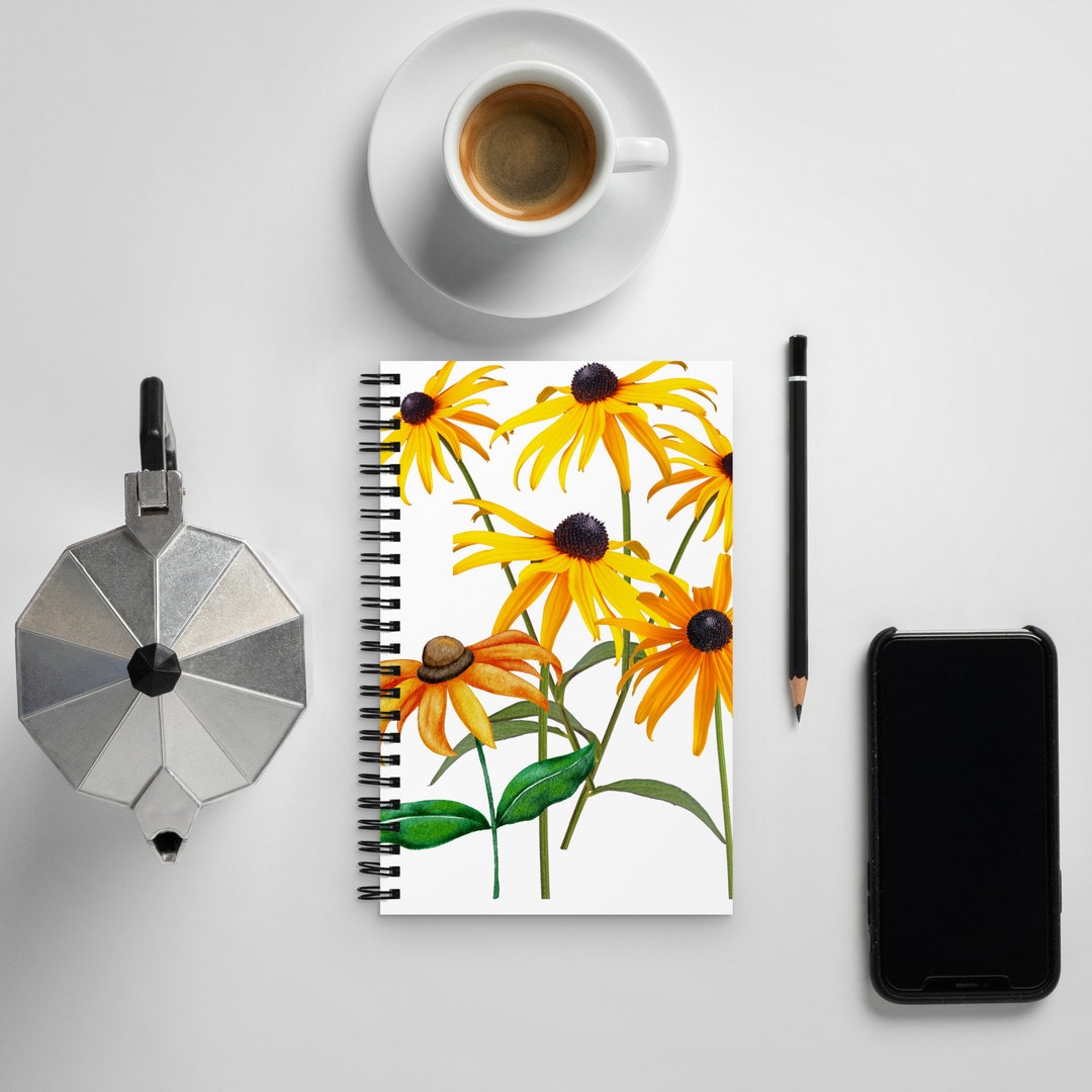 Maryland Black-eyed Susan // Spiral Notebook - Etsy