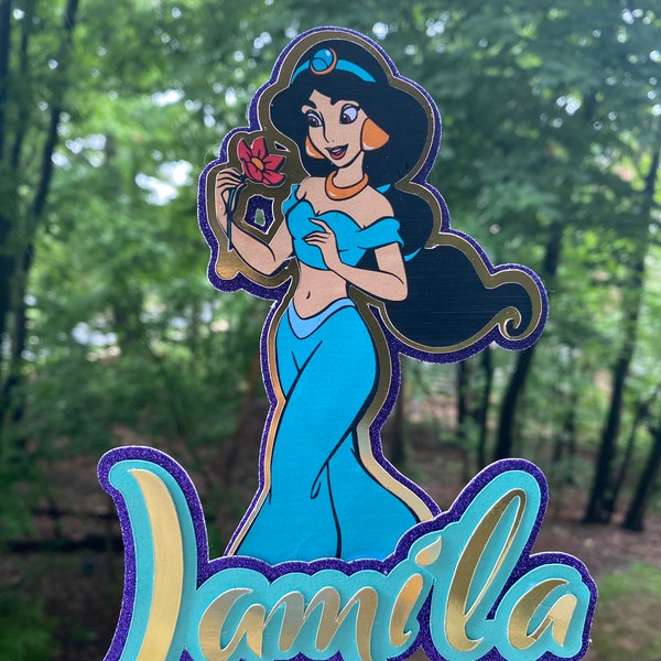 Jasmine Cake Topper - Etsy