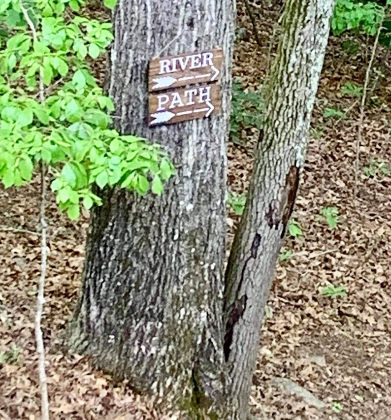 Outdoor Signs Wooden Signs Pathway Signs Rustic Wooden - Etsy