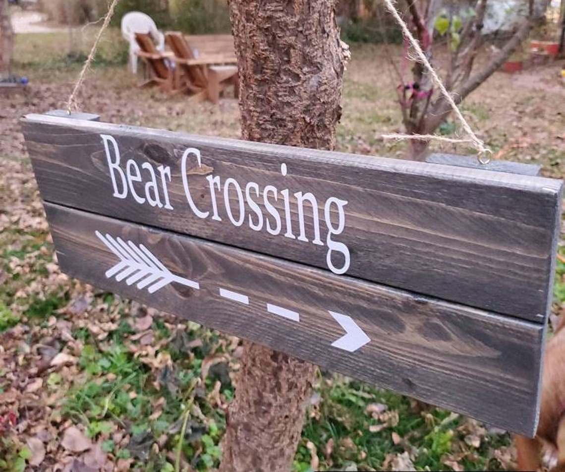 Outdoor Signs Wooden Signs Pathway Signs Rustic Wooden - Etsy
