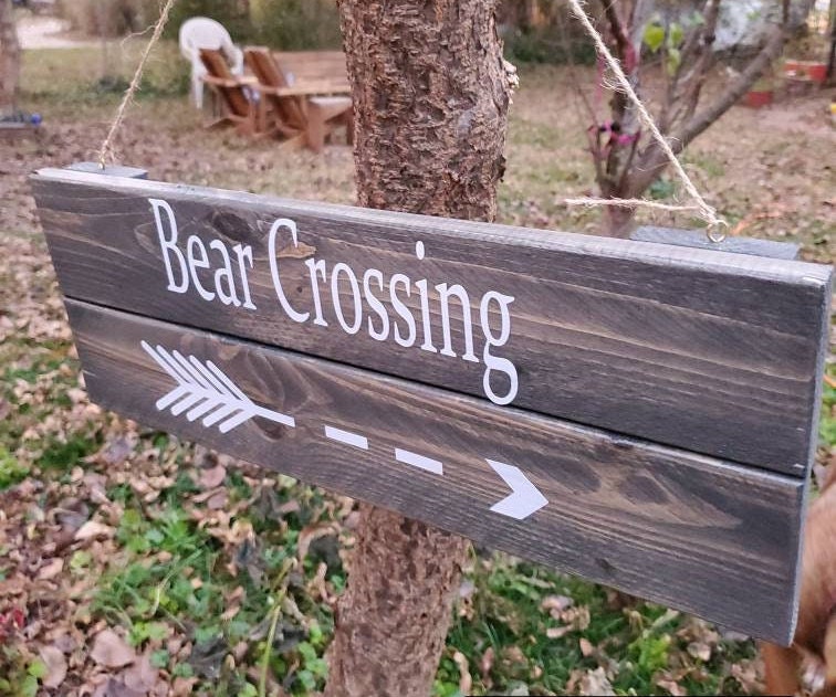 Outdoor Signs Wooden Signs Pathway Signs Rustic Wooden - Etsy
