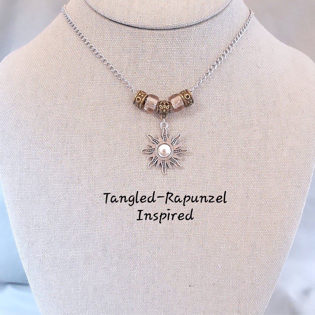Tangled/rapunzel Inspired Necklace/rapunzel Disneybound/disney Princess ...