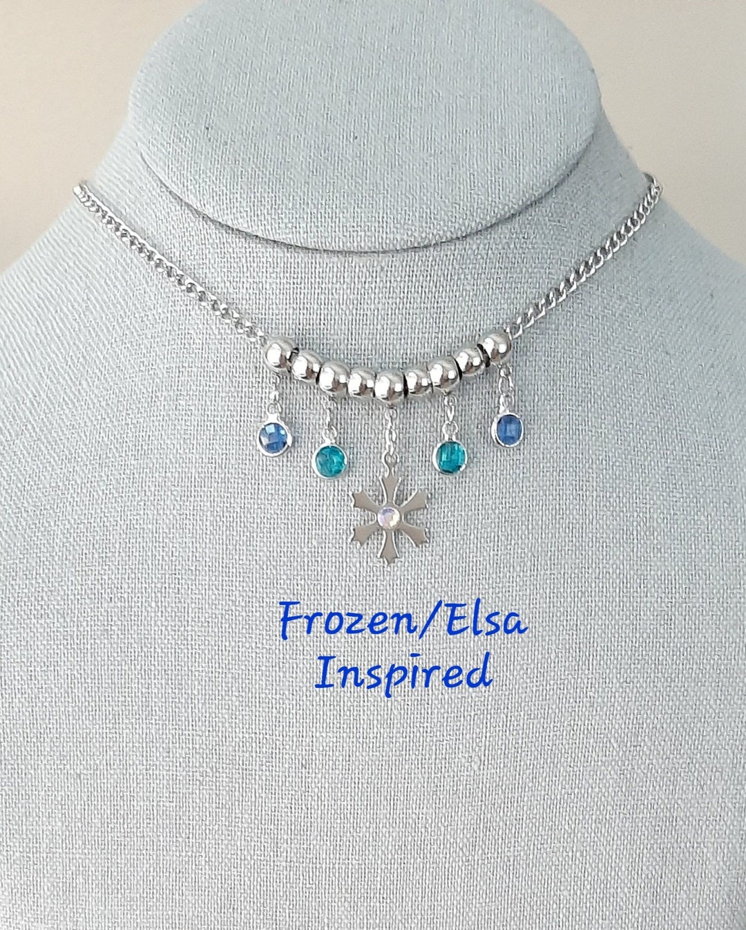 Frozen/elsa Inspired Necklace/disney Inspired/snowflake Necklace/ice ...