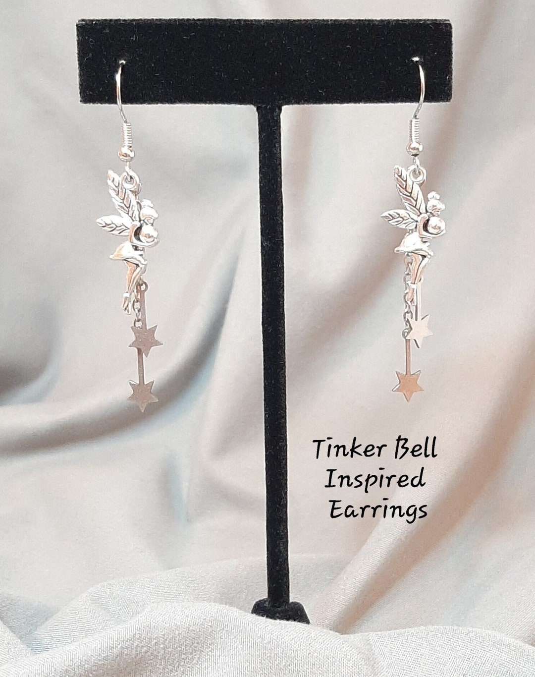 Tinker Bell Inspired Earrings/fairy - Etsy