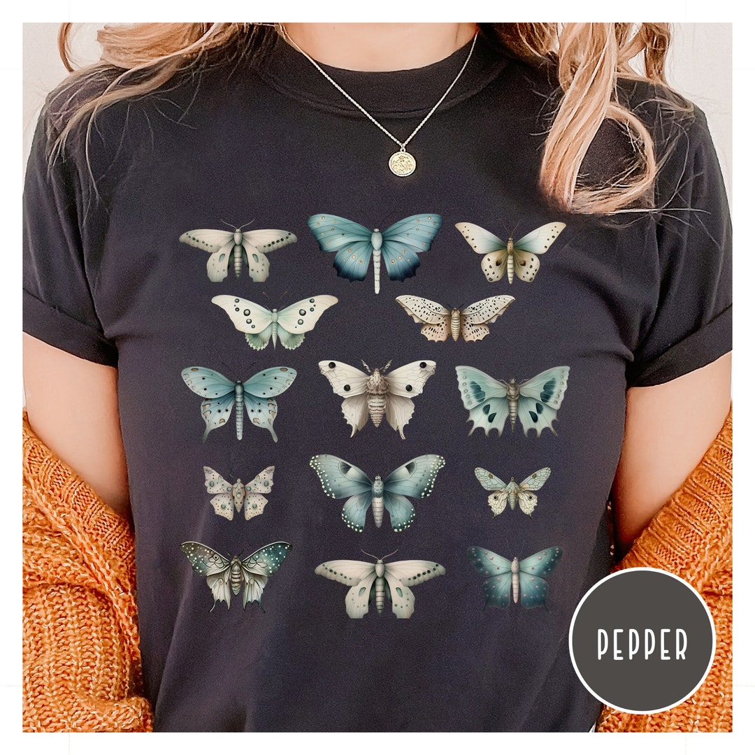 Goblincore Moth Wings Insect Dark Academia Comfort Colors - Etsy