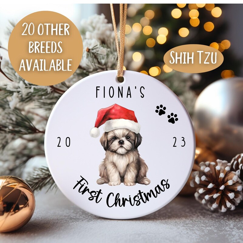Dogs First Christmas - Etsy