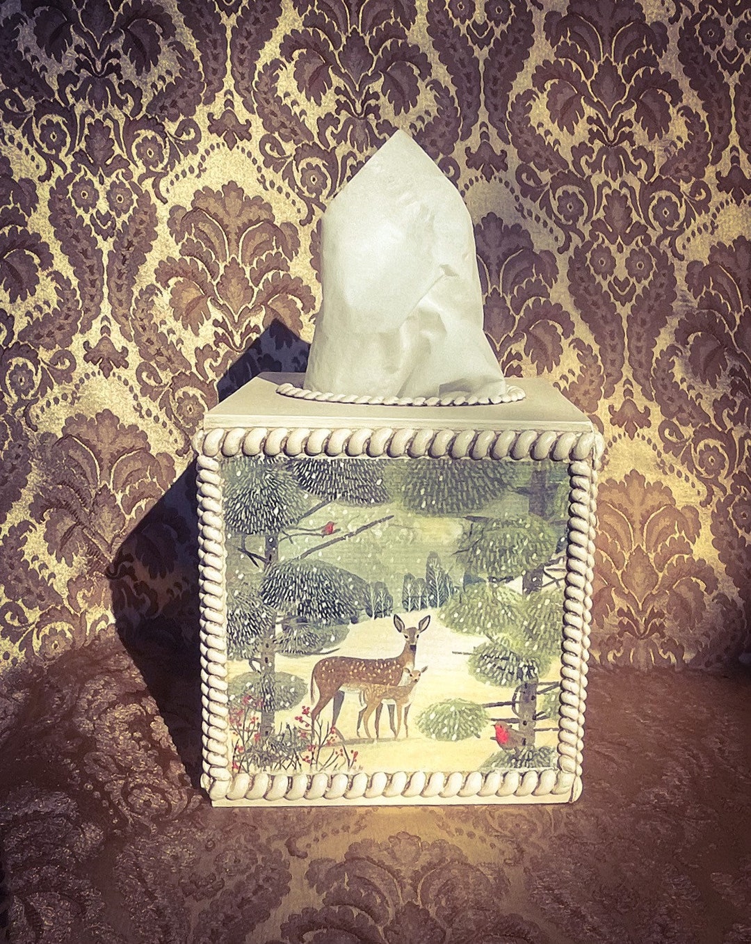 Decorative Tissue Box - Antique Italian Styling - Etsy