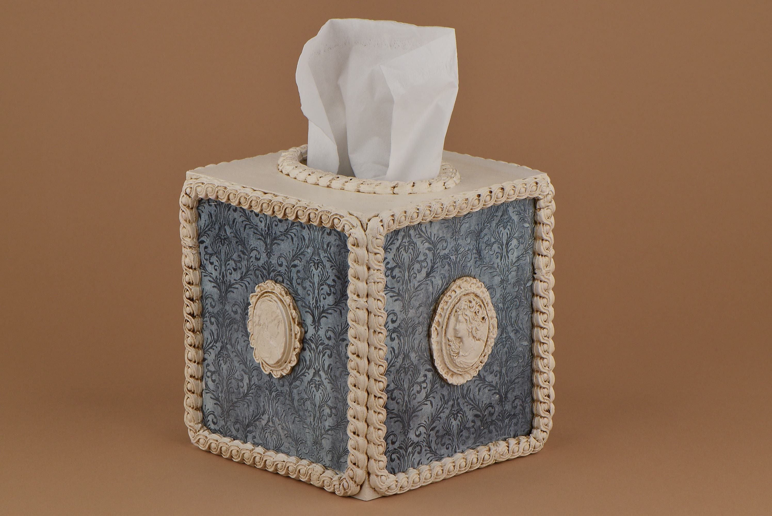 Decorative Victorian Tissue Box - Antique Italian Styling - Elegant ...
