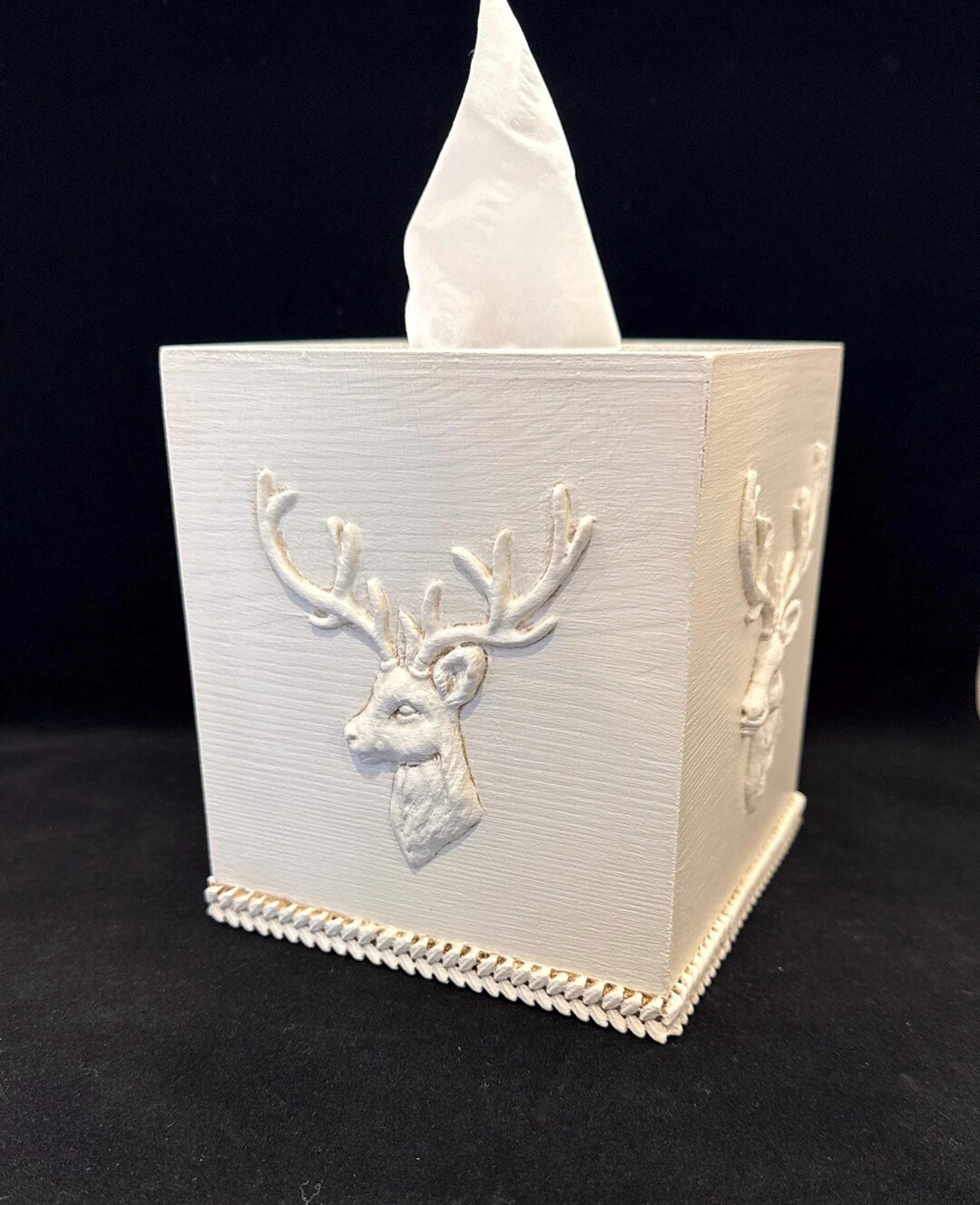 Decorative Deer Tissue Box - Antique Italian Styling - Elegant ...