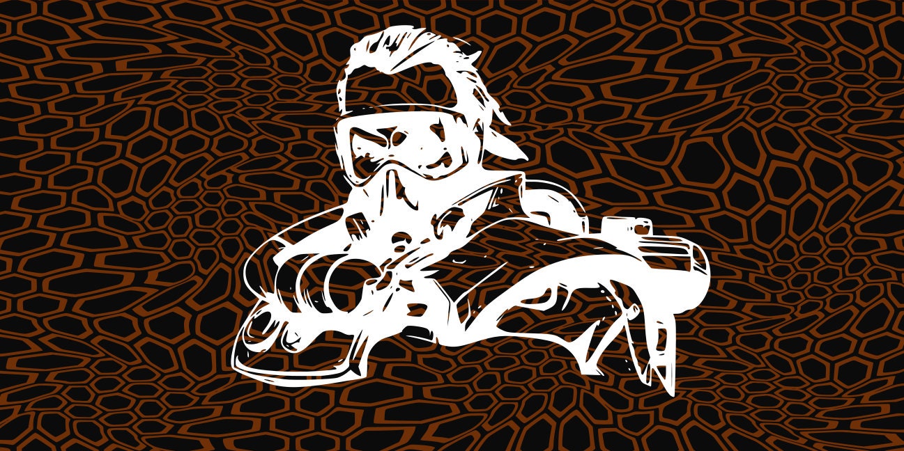 Caustic Face SVG | Etsy