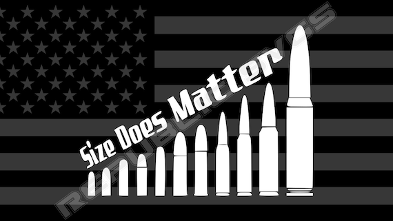 Size Does Matter bullets SVG - Etsy