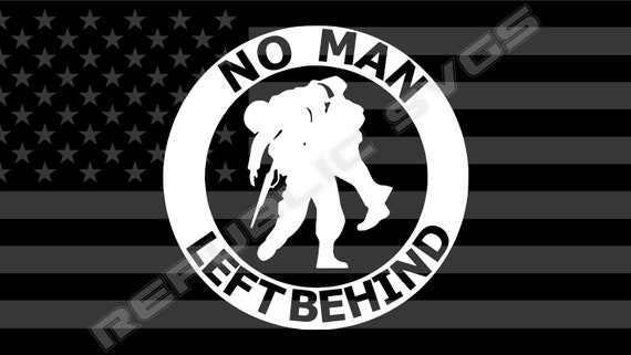 No Man Left Behind SVG - Etsy