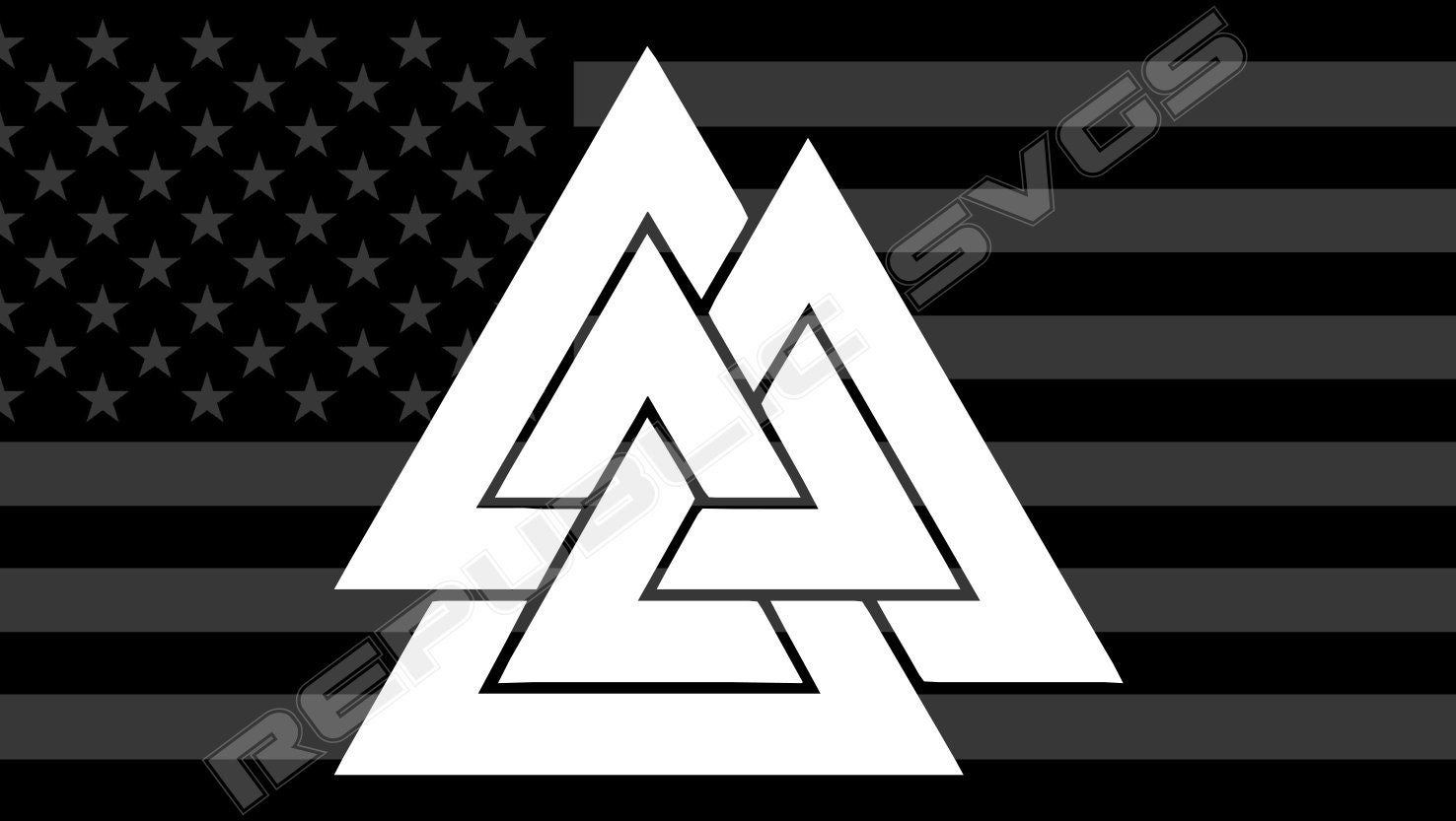 Odin Valknut SVG | Etsy