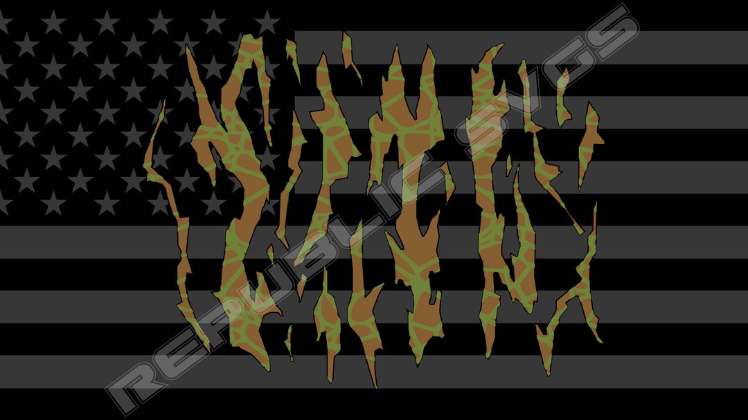 Riptile Camo Paint Stencil SVG Cutting File for Cricut and Silhouette ...