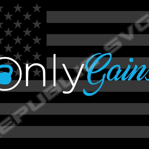 Only Gains Svg - Etsy