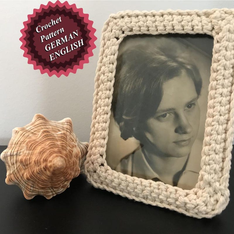 Crochet Photo Frame - Etsy